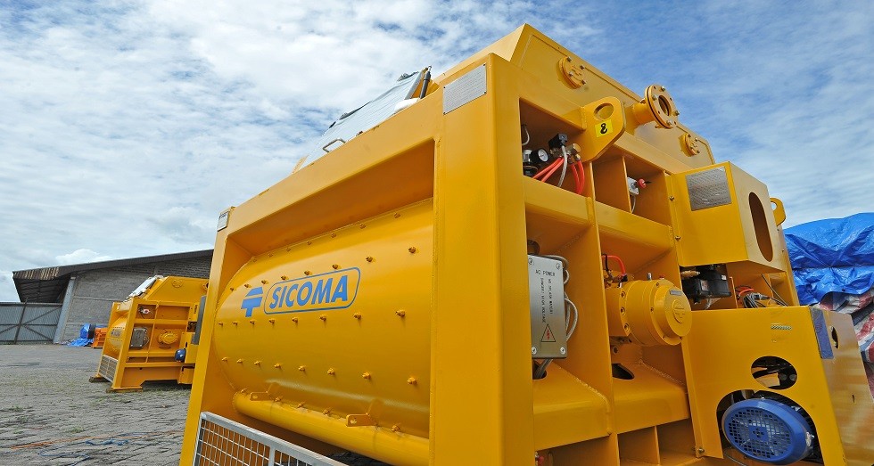 BHS Twin Shaft Concrete Mixer - Sicoma Mixers - Sicoma Indonesia ...